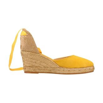 Clara Duran Femme, Chaussures, Jaune, Taille: 35 EU Sandales Compens&eacute;es &Eacute;l&eacute;gantes