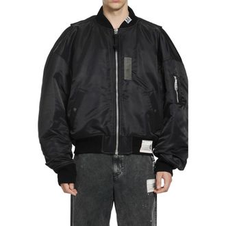 Miharayasuhiro Westen-Kombination Flight Jacket - - Jackets - Herren - Schwarzk - M