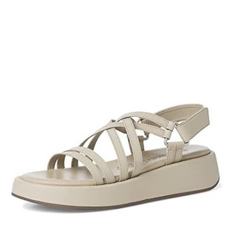Tamaris Femme 1-1-28274-38 Sandale cale, Kaki Clair, 39 EU