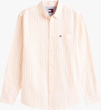 Tommy Hilfiger Chemise col am&eacute;ricain &agrave; rayures en coton