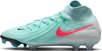 Nike Nike Homme Phantom Luna 2 Elite FG High-Top-fu&szlig;ballschuh Chaussure de Football, Mint Atomic Red Off Noir, 43 EU