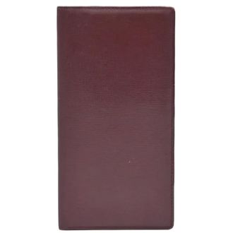 Cartier unisex, Pre-owned, Rouge, Taille: ONE Size Pochette en cuir Pre-owned