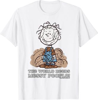 Peanuts Pig Pen Messy People Needed Organisierte Messe im Vintage-Look T-Shirt