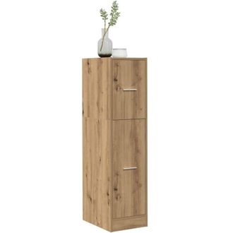 vidaXL Armoire dapothicaire ch&ecirc;ne artisanal bois ding&eacute;nierie Vidaxl
