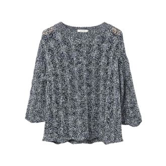 D.exterior Rundhals-Strickware - - Knitwear - Damen - Blau - L