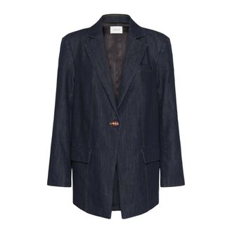 Gestuz Damen, Jacken, Blau, MGr&ouml;&szlig;e