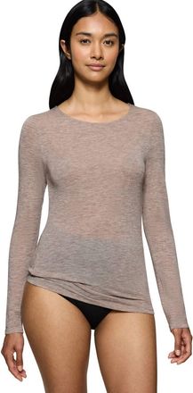 Triumph Beauty Layers LSL Top 04, Hemd Damen, Braun (Brown - Light Combination), S