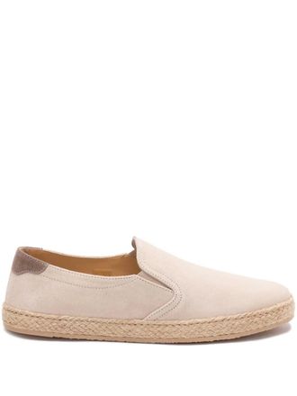 Brunello Cucinelli Espadrilles aus Wildleder - Nude