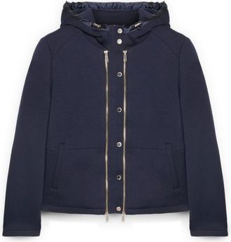 Fiorella Rubino Femme, Vestes, Bleu, Taille: 54 FR Veste scuba 3-en-1