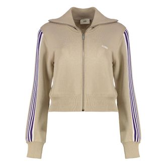 Autry Viskose Strickjacke - - Knitwear - Damen - Beige - S