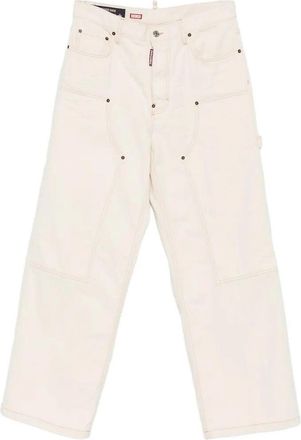 Dsquared2 Jean Droit - Cr&egrave;me