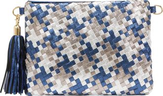 Faina Umh&auml;ngetasche Umh&auml;ngetasche Frauen wei&szlig; blau