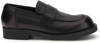 Maison Margiela Homme, Chaussures, Noir, Taille: 43 EU Bos Taurus Slip-On Mocassins