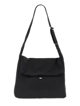 Our Legacy Mens Sling Bag Washed Black Denim Shoulder