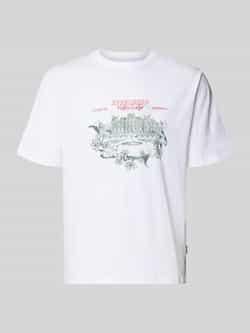 Jack & Jones T-Shirt mit Label-Print Modell NIAGARA