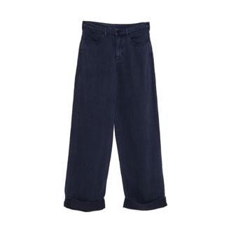 Emporio Armani Wide Hosen - - Trousers - Damen - Blau - W25