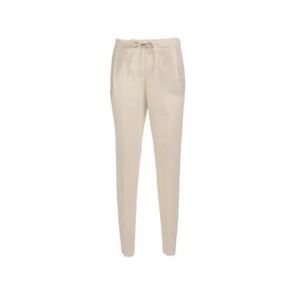 Fabiana Filippi Plissierte Hose mit weitem Bein - - Trousers - Damen - Beige - XS
