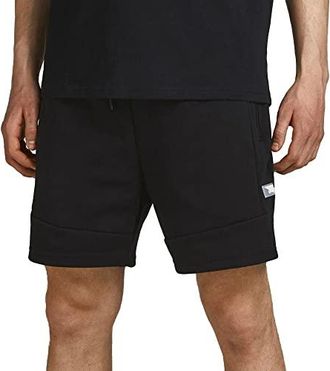 Jack & Jones Homme Jjiair Sweat NB Shorts, Noir, XL EU
