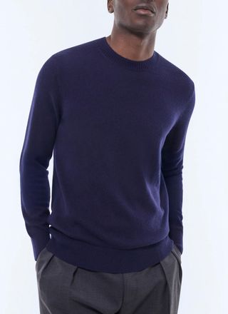 Fursac Pull col rond en cachemire - Taille XXL - Homme