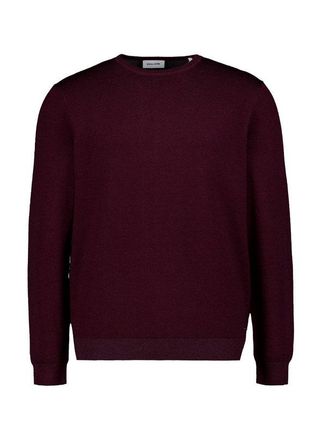 Pierre Cardin Herren Pullover rot unifarben