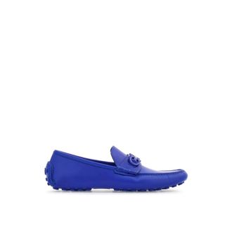 Ferragamo Grazioso Gancini Logo Loafers - - Shoes - Herren - Blau - 44 1/2 EU
