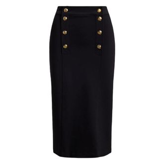 Ralph Lauren Ponte Bleistiftrock - - Skirts - Damen - Schwarzk - XS
