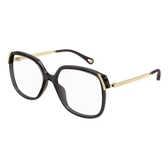 Chlo&eacute; Femme, Accessoires, Gris, Taille: 56 MM Lunettes de Vue Monture Noire