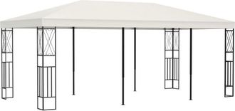 vidaXL Belv&eacute;d&egrave;re 3x6 m Cr&egrave;me Tissu vidaXL
