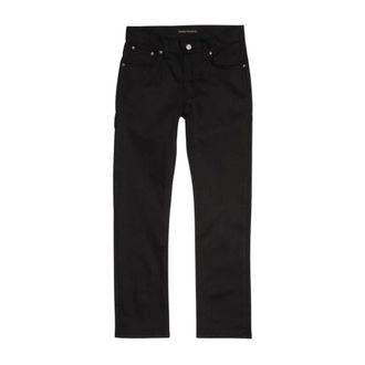 Nudie Jeans Jeans slim fit Grim Tim noirs - Homme - Jeans - Noir - Taille: W36 L32