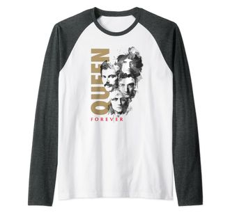 Queen Official Faces Ink Forever Raglan