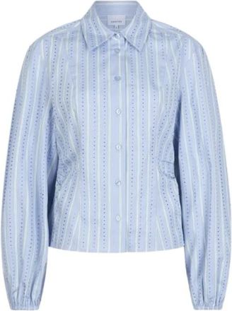 Dante6 Femme, Blouses et Chemises, Bleu, Taille: 36 FR Therese Stripe Blouse