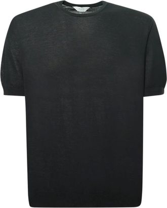 Malo Homme, Pulls, Noir, Taille: 4XL T-shirt &agrave; manches courtes