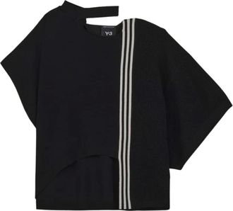 Yohji Yamamoto Femme, Tops, Noir, Taille: 40 FR Knit Top