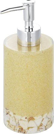 WENKO Wenko 19721100 Seifenspender Sand und Stone - Polyresin, beige