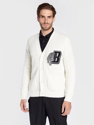 Baldessarini Baldessarini Strickjacke Kashcot B4 60020/000/5107 Wei&szlig; Regular Fit