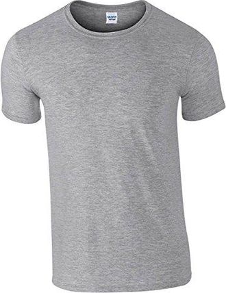 Gildan T-shirt à manches courtes - Homme (L) (Gris sport)