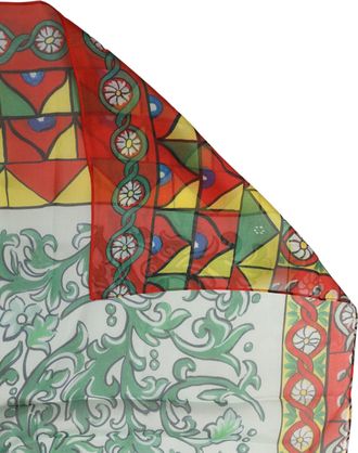 Dolce & Gabbana Silk Foulard Scarf - Multicolor