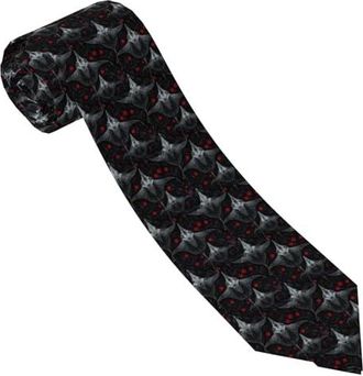 Generic Cravate Pour Hommes Imprim&eacute; De Raie Manta De Style Gothique &Eacute;l&eacute;gant Tie Formelle Cravate DAffaires Pour &Eacute;v&eacute;nements Mariage Travail