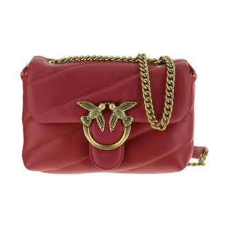 Pinko Pinko, Femme, Sacs, Rouge, Taille: ONE Size Sac bandouli&egrave;re Love Baby Puff