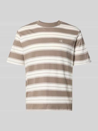 Calvin Klein Jeans Regular Fit T-Shirt aus Baumwoll-Mix