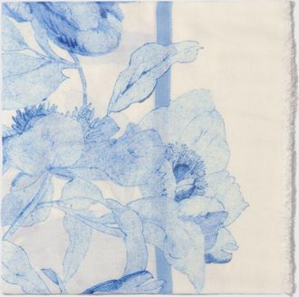 Maje Ch&acirc;le 140x140 Th&egrave;me Aquarelle - Bicolore - Maje