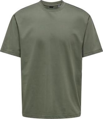 Only & Sons Onsfred RLX SS Tee Noos T-Shirt pour Homme, Castor Gray, XS