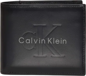 Calvin Klein Herren Bold Billfold W/Coin LV04D1156G, Schwarz, Einheitsgr&ouml;&szlig;e