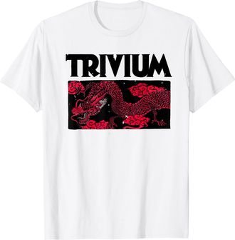 Trivium Double Dragon T-Shirt Schwarz Unisex-Erwachsene S