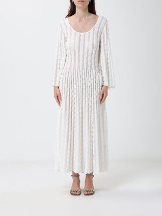 Antonino Valenti Midi-Strickkleid aus Baumwollmischung mit langen &Auml;rmeln