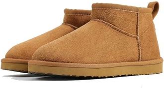 Generic NYSBH Bottes de neige courtes en peluche en coton anti-daim pour femme Bottes d&eacute;contract&eacute;es plates antid&eacute;rapantes en coton Mini bottes en fourrure, ma