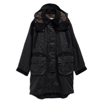 Barbour Langer gewachster Parka - - Coats - Herren - Blau - M