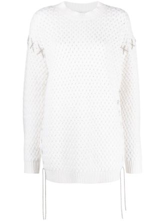 Giuseppe Di Morabito Gestricktes Minikleid - Nude