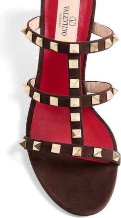 Valentino Garavani Rockstud Sandal - Brown