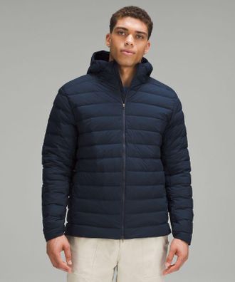 lululemon Doudoune &agrave; capuche Navigation en duvet 700 cuin pour Hommes - Bleu - Taille 2XL